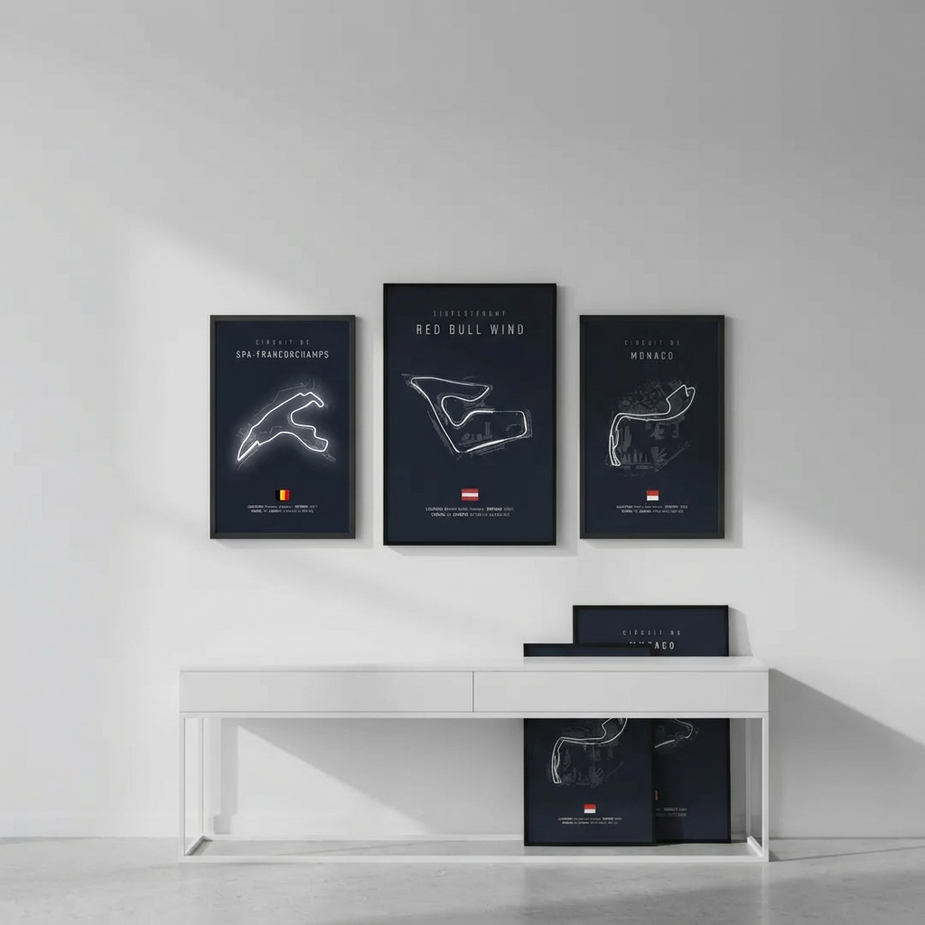 F1 racetrack Posters – Racivvv Arts
